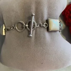 Whitney Kelly | Jewelry | Whitney Kelly 925 Gemstone Art Bracelet Boho ...